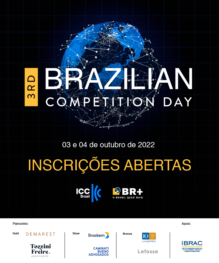 3rd ICC Brazilian Competition Day acontece dias 03 e 04 de outubro ...